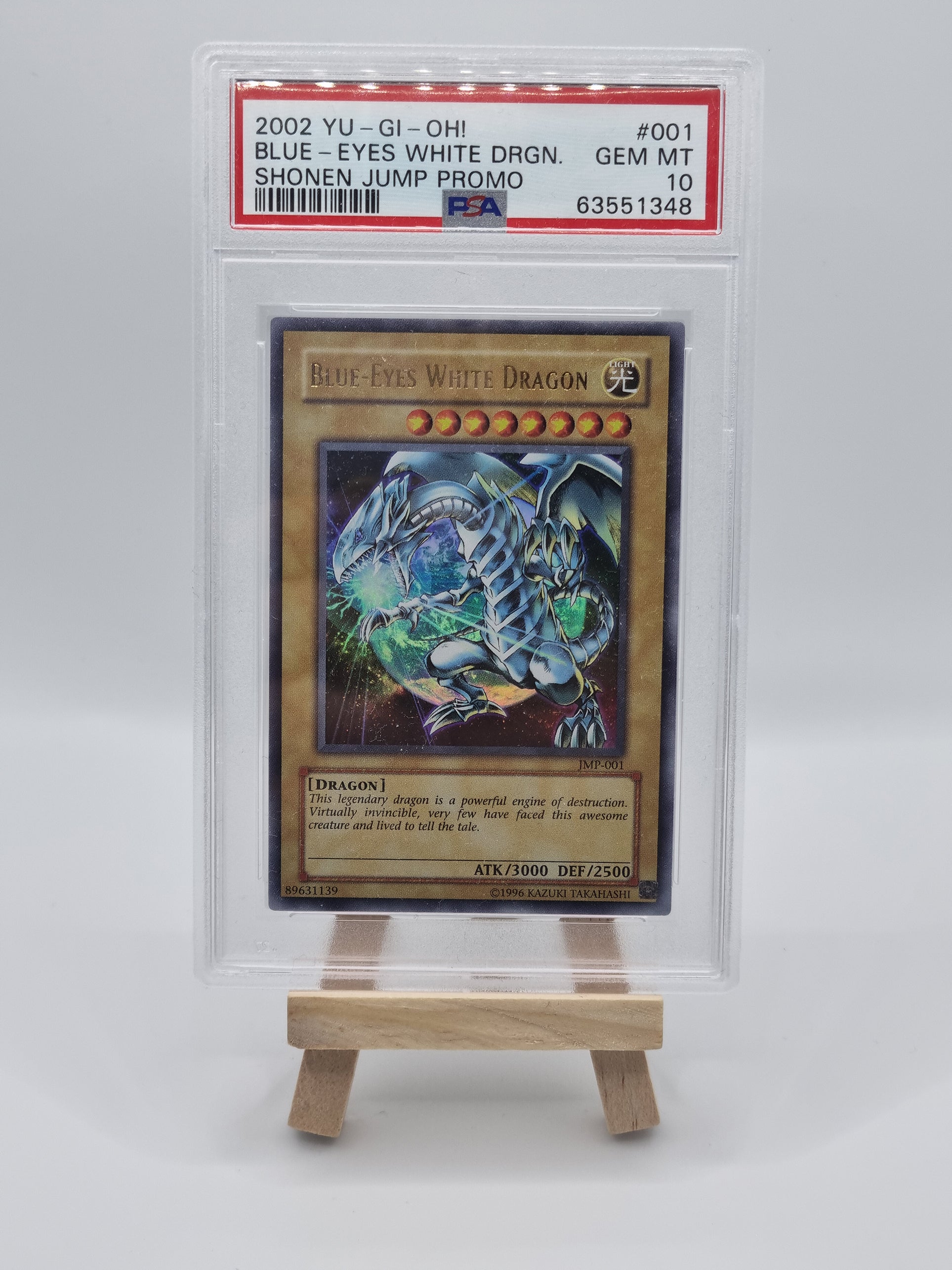 PSA 10 JMP-001 Blue Eyes White Dragon – UK Blue Eyes TCG Store